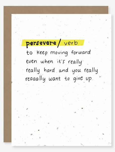 persevere – THOUGHTFUL HUMAN
